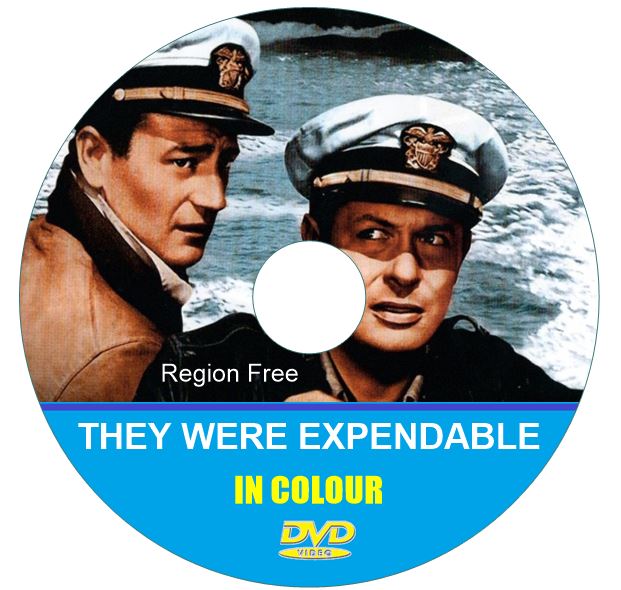 THEY WERE EXPENDABLE. John Wayne IN COLOUR | CLASSIC COLORIZED MOVIES