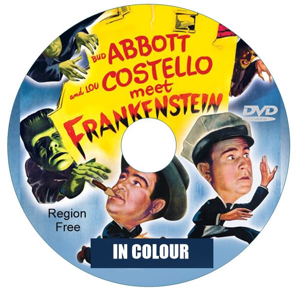 Abbott and Costello Meet Frankenstein in Colour | CLASSIC COLORIZED MOVIES