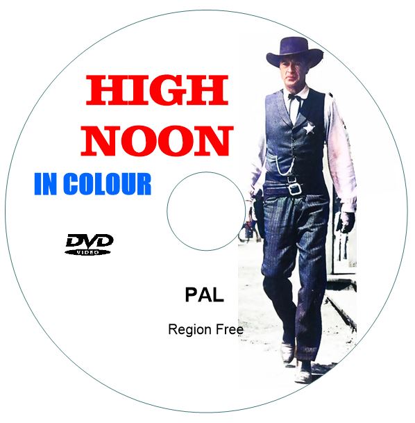 HIGH NOON. Gary Cooper. IN COLOUR | CLASSIC COLORIZED MOVIES